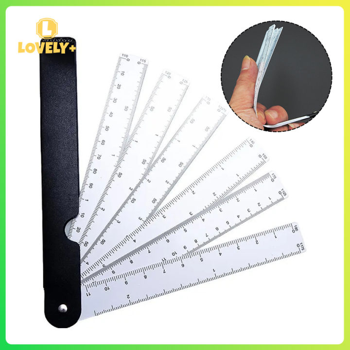 Useful Fan Scale Ruler for Graphics Design Architectural Drawings Multi ...