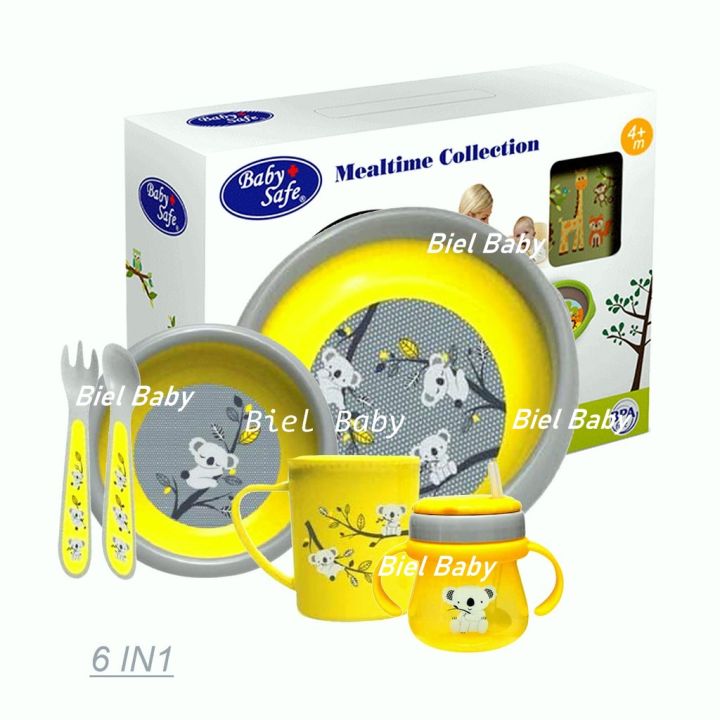 Baby Safe Mealtime Collection Set Peralatan Makan Bayi feeding set gift ...