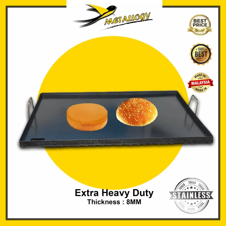 Metallogy Extra Big Large Hot Plate Pan Perniagaan Kuali Leper Besar ...