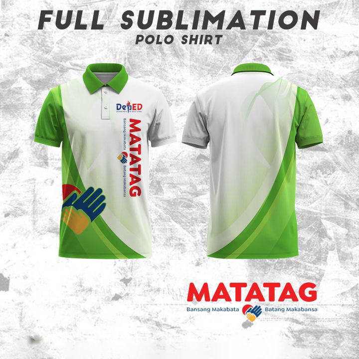 DEPED MATATAG Shirt Crown Tshirt-Polo Shirt Full sublimation For Women ...