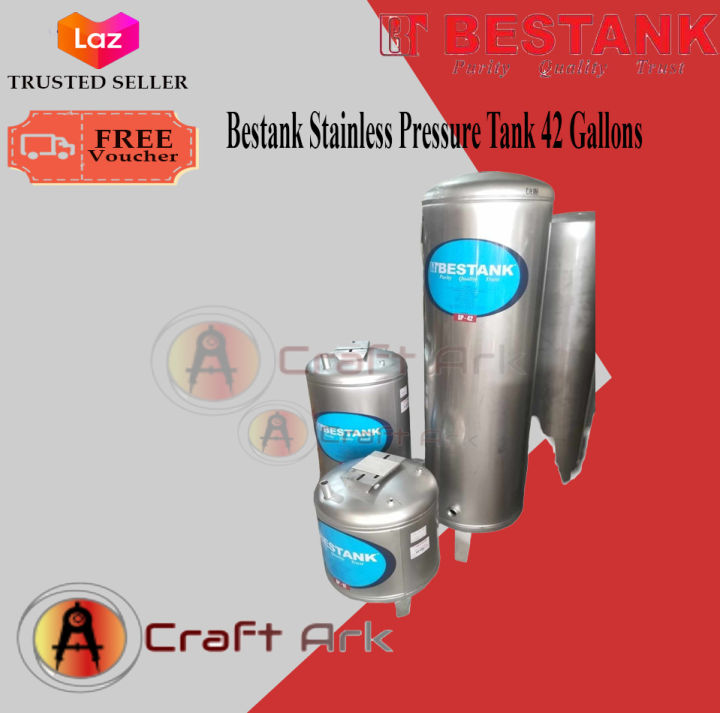 Bestank Original Stainless Pressure Tank 42 Gallons Gals | Lazada PH