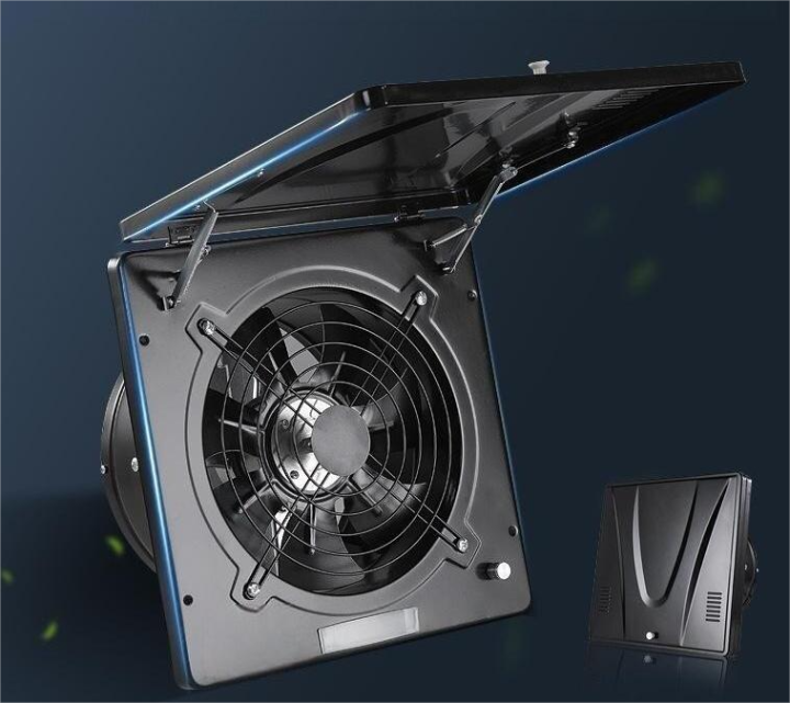 10-inch exhaust fan with cover fan Powerful kitchen flap ventilation ...