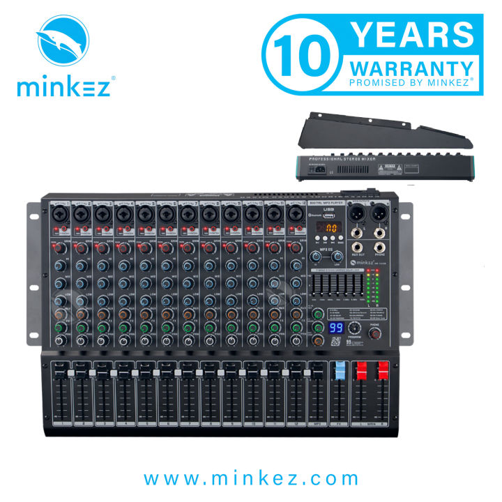 Minkez AM-12USB 12 channel analog mixer | Lazada