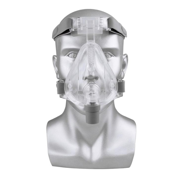 C-PAP Full Face Mask for Ultimate Comfort - Adjustable Headgear, Anti ...
