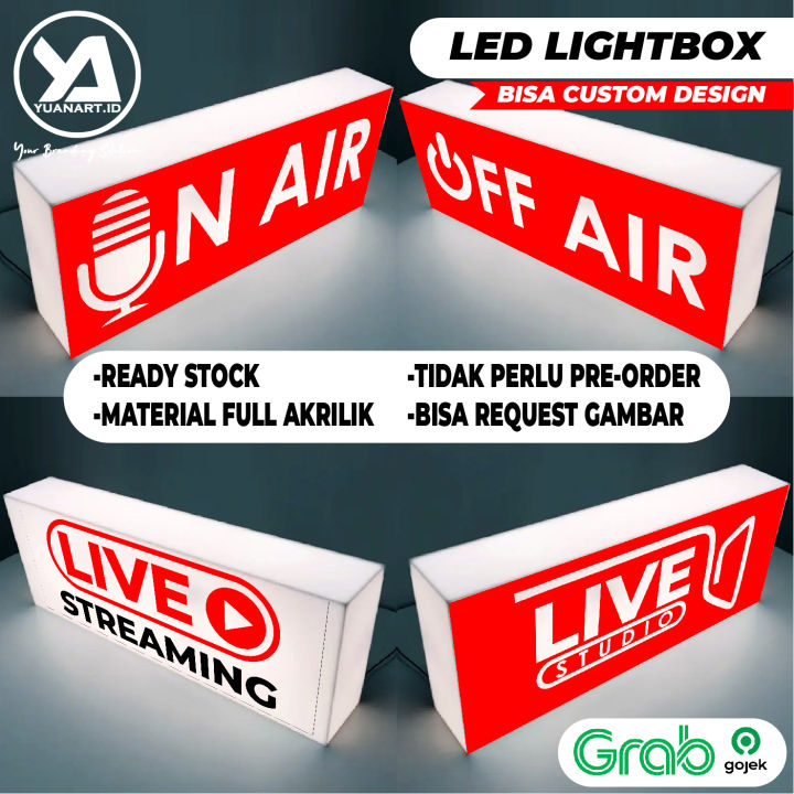 NEON BOX AKRILIK / NEONBOX MINI / LIGHTBOX ACRYLIC / LED ACRYLIC CUSTOM ...