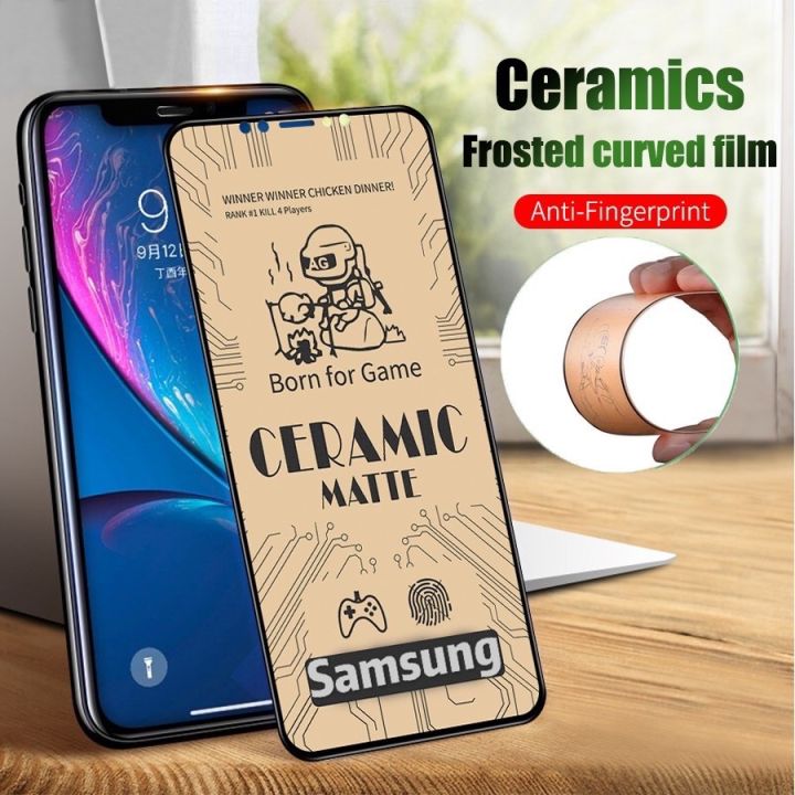 Ceramic Matte Full Tempered Glass For SAMSUNG A11 A10 A20 A20S A10S ...