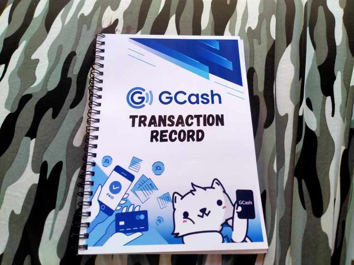 GCASH Transaction Record With Guide rates notebook (80leaves with ...
