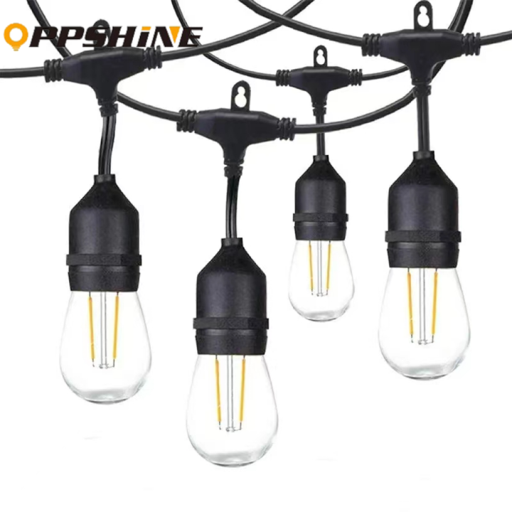 S14 String Lights 5M/10M LED Retro Edison Filament Bulb Outdoor ...