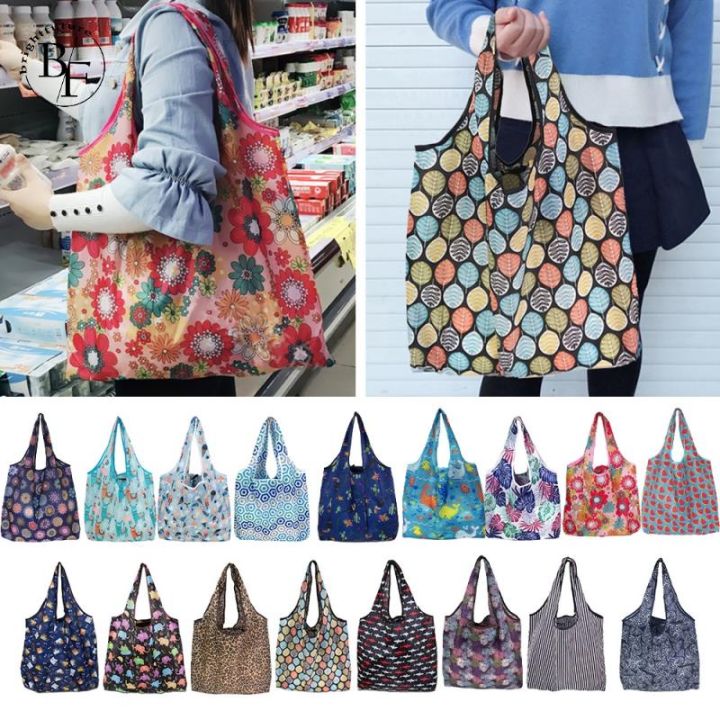 Folding Shopping Bag Eco Bag Simple Save Earth Travel Tote Pouch ...