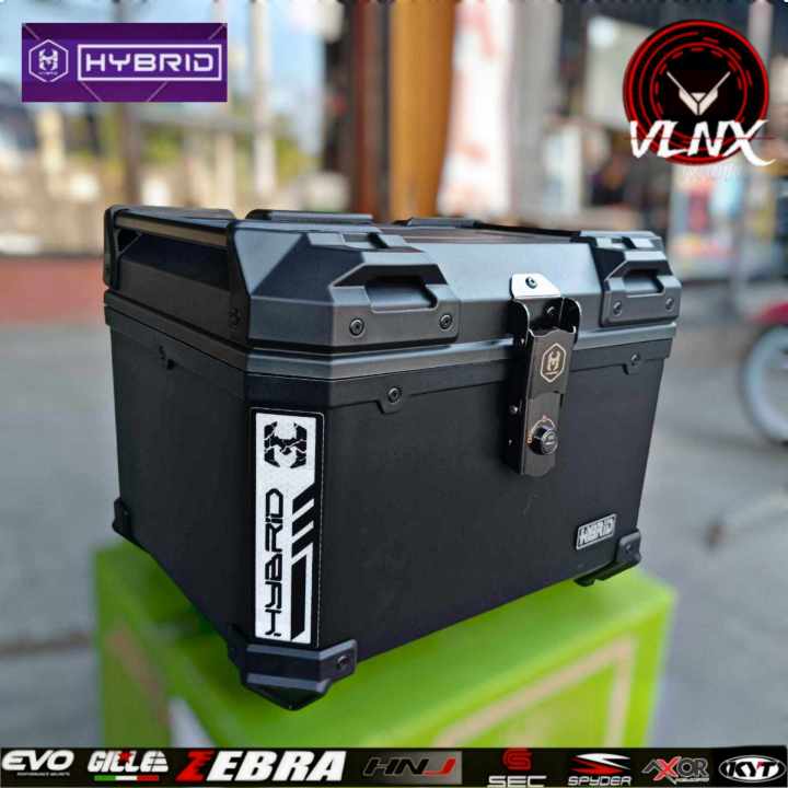 HYBRID DURA 45L HARD PLASTIC TOPBOX BLACK | Lazada PH