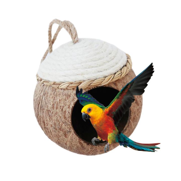 Cattiy บ้านนกแขวน,รังนกมะพร้าว,กรงนกกรงสัตว์เลี้ยงที่อยู่อาศัยสำหรับ ...