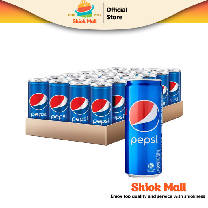 Pepsi Cola 24 Cans (320ml) -Shiok Mall | Lazada Singapore