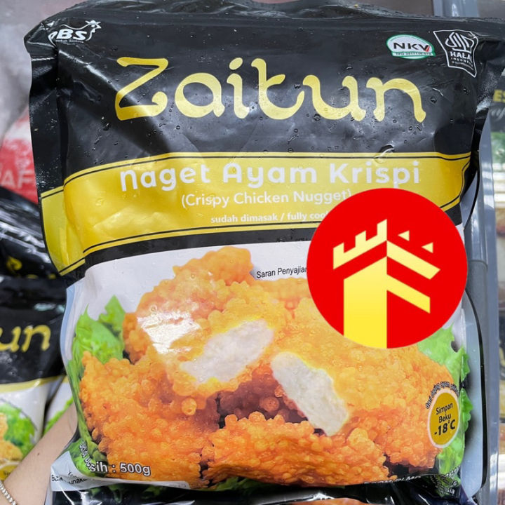 ZAITUN CRISPY CHICKEN NUGGET 500 GR NAGET AYAM KRISPI CRISPY 500 GR ...