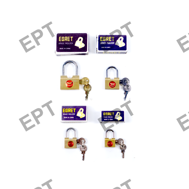 EGRET BRASS PADLOCK Heavy Duty 20mm 25mm 30mm 40mm | Lazada PH
