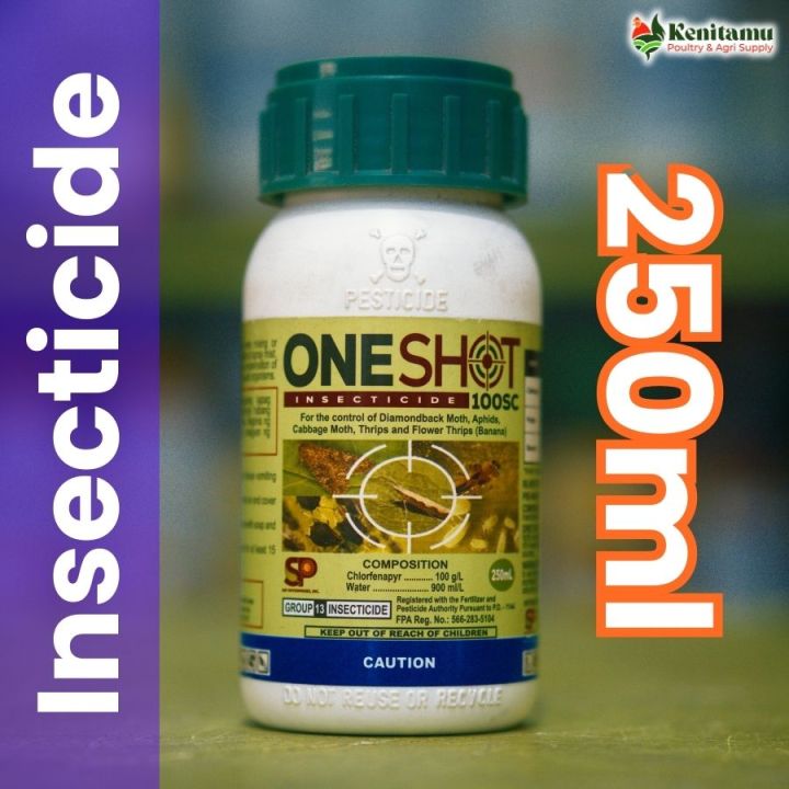 ONESHOT 100SC (250ML) INSECTICIDE FOR PLANT CARE AND CROPS/ FAST ACTING ...