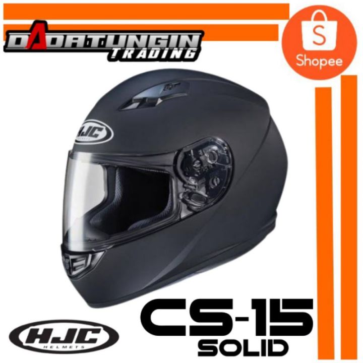 HJC CS-15 Fullface Single Visor Helmet Plain Colors | Lazada PH