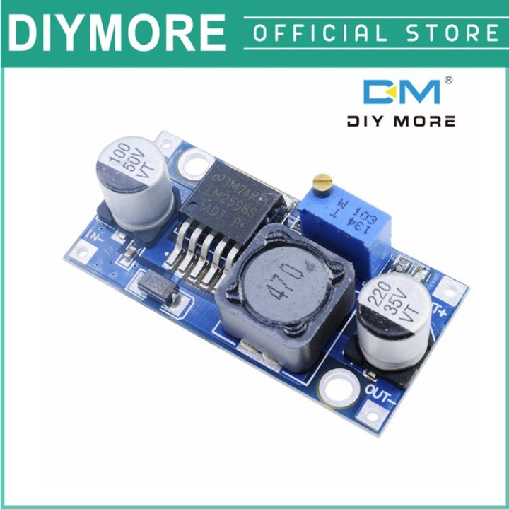 DIYMORE DC-DC adjustable power step down module Blue LM2596 Buck ...