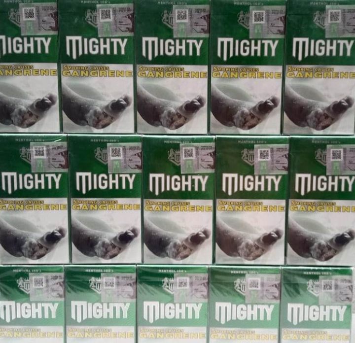 MIGHTY GREENS HARD PACK 1 REAM 10 sOFT PACK SIKSIK AT MASARAP menthol ...
