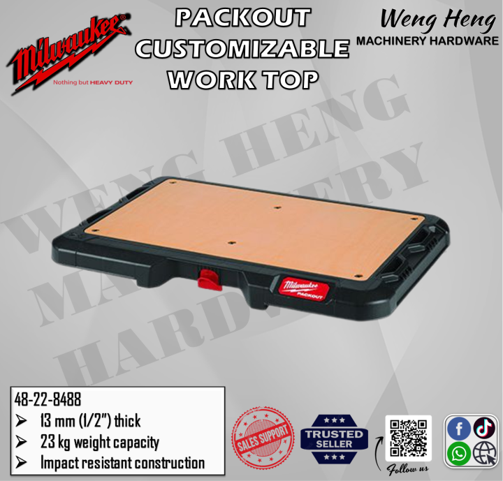100% Genuine Milwaukee PACKOUT Customizable Work Top - Model 48-22-8488 ...