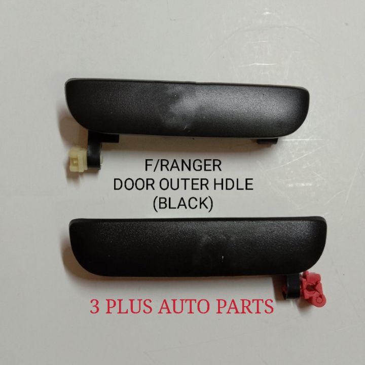 FORD RANGER DOOR OUTER HANDLE (BLACK) | Lazada