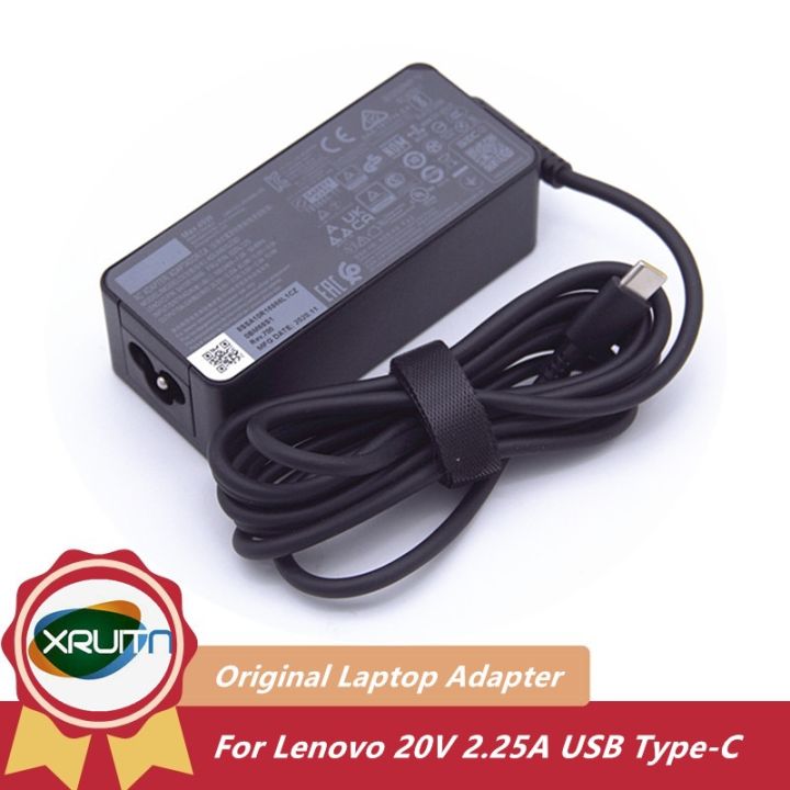 Genuine ADLX45YLC3D 45W 20V 2.25A AC Adapter for Lenovo Thinkpad X390 ...