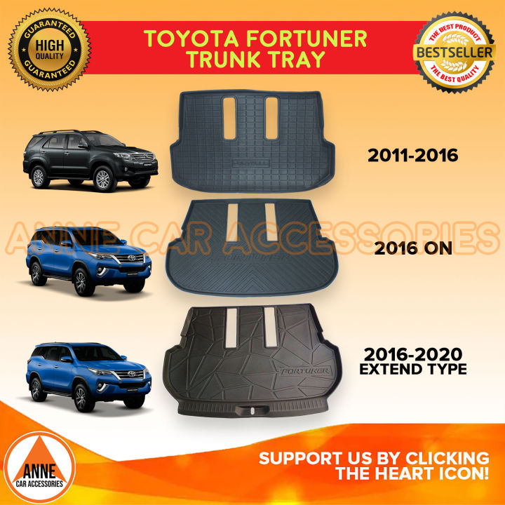 Car Trunk Tray for Toyota Fortuner 2012 2013 2014 2015 2016 2017 2018 ...