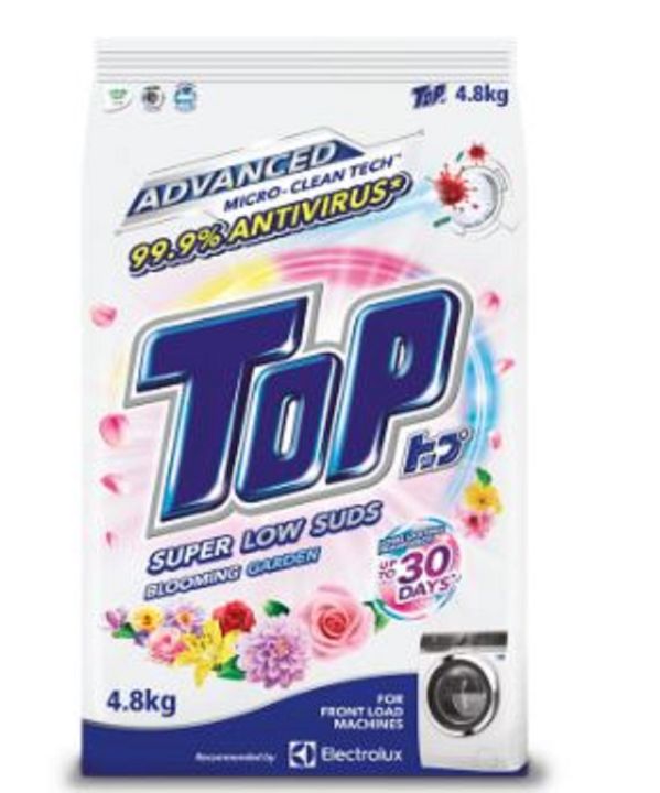 Top Super Low Suds Blooming Garden Detergent Powder 4.8KG | Lazada