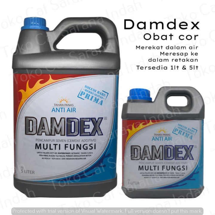 Damdex 1 KG 5 KG | Pengeras Beton Anti Bocor Air | Obat Cor Damdex ...