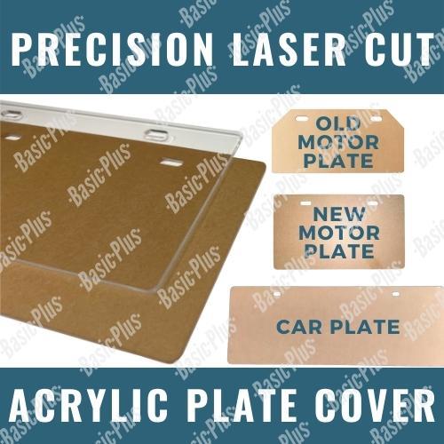ACRYLIC MOTOR PLATE / CAR PLATE TRANSPARENT COVER, plate number cover ...