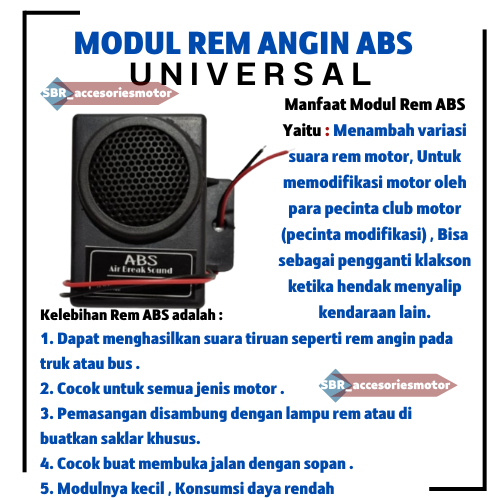 Modul Suara Rem Angin Tiruan Suara Bright Truk Bus ABS Air Break System ...
