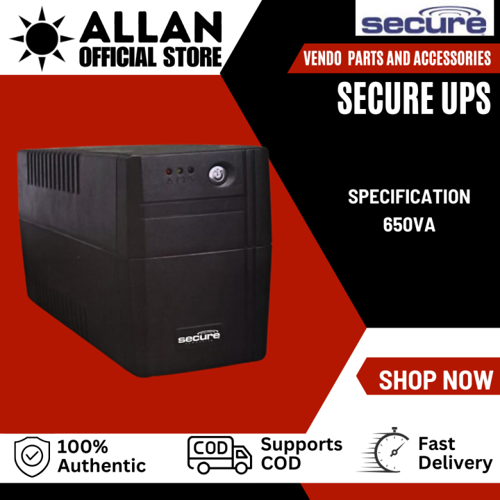 Secure 650VA UPS with built in AVR | Computer Parts and Aceessories ...