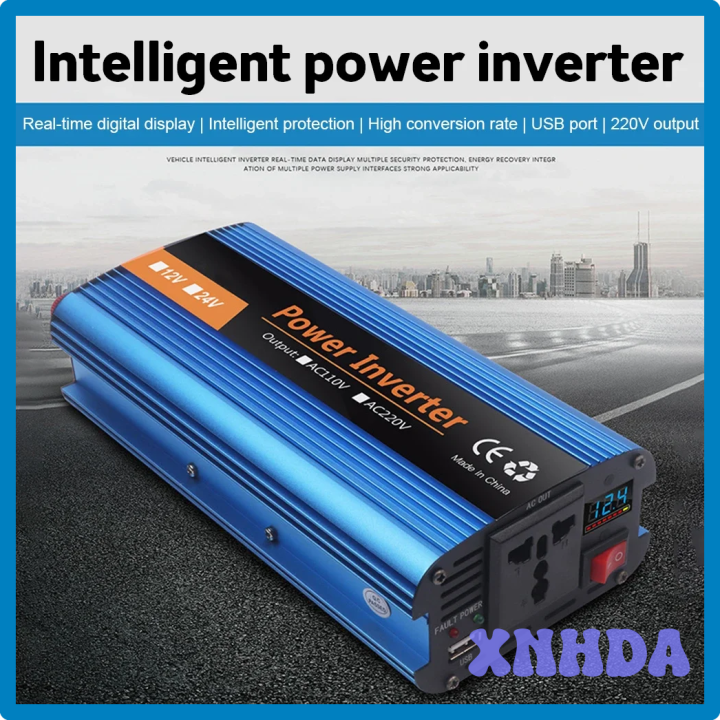 XNHDA 4000W/6000W/8000W/10000W Pure Sine Wave Inverter 12V/24V DC to AC ...