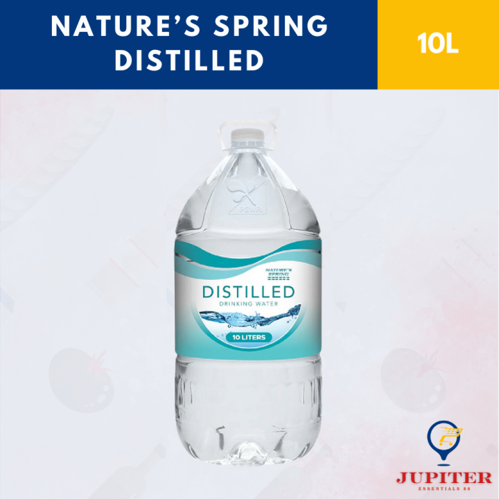 Nature's Spring Distilled Drinking Water 10L | Lazada PH