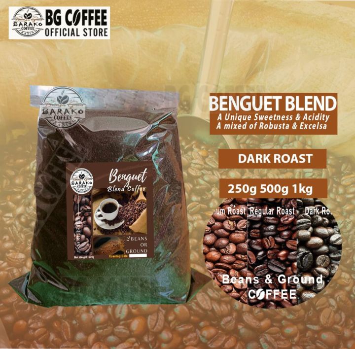 BENGUET COFFEE BLEND 1000g-500g (HEAT SEALED-Thick Plastic) [BG] COFFEE ...