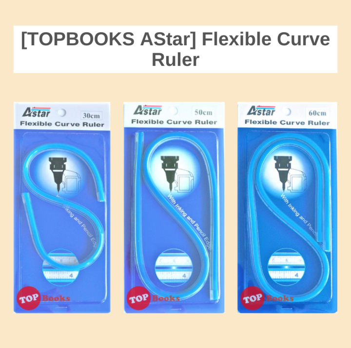 [TOPBOOKS AStar] Flexible Curve Ruler | Lazada