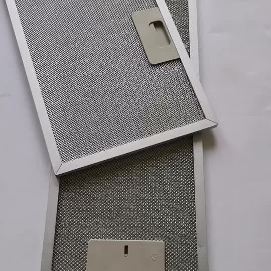 New home use range hood filter aluminum mesh grease cooker hood filter ...