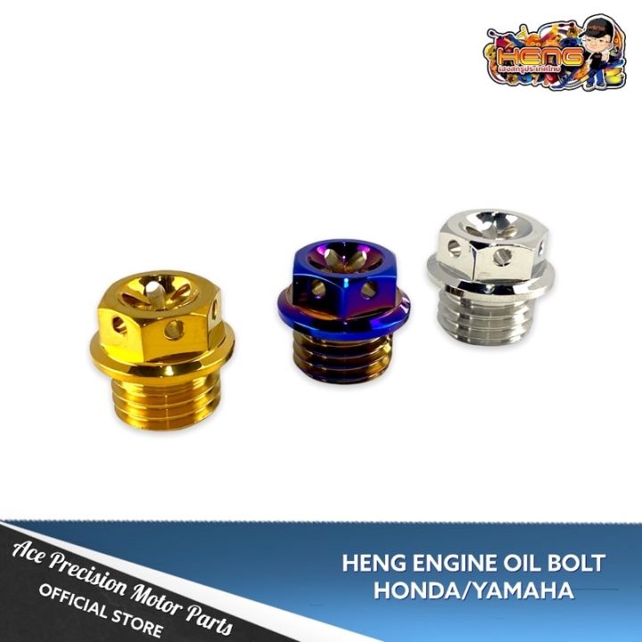 auto part HENG ENGINE OIL BOLT HONDA/YAMAHA FLOWER HEAD | Lazada PH
