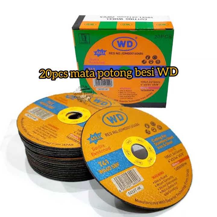 wd potong besi batu wd 1 dus batu potong wd 20 pcs Batu Potong WD 105 X ...