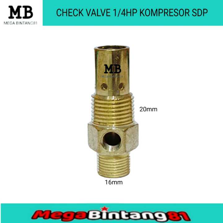 Check valve kompresor 1/4 hp SDP | Lazada Indonesia