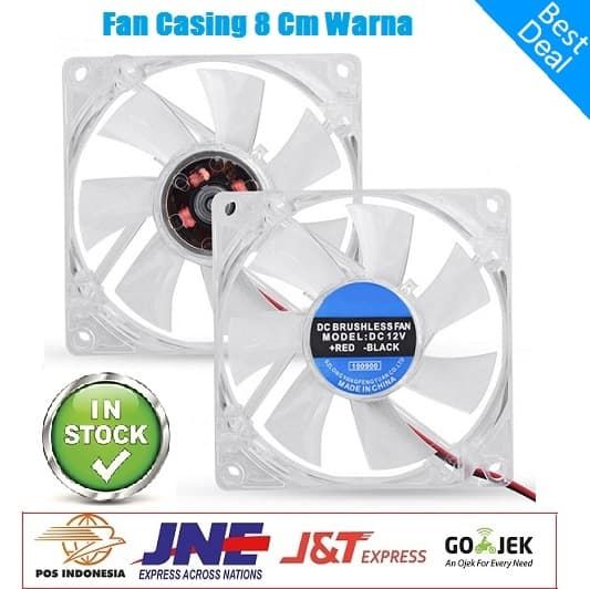 FAN CASING LED UKURAN 8CM - Kipas Pendingin | Lazada Indonesia