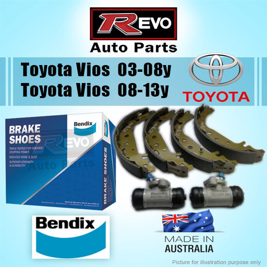 100 % Original Bendix Australia Import Toyota Vios Brake Shoe Toyota ...