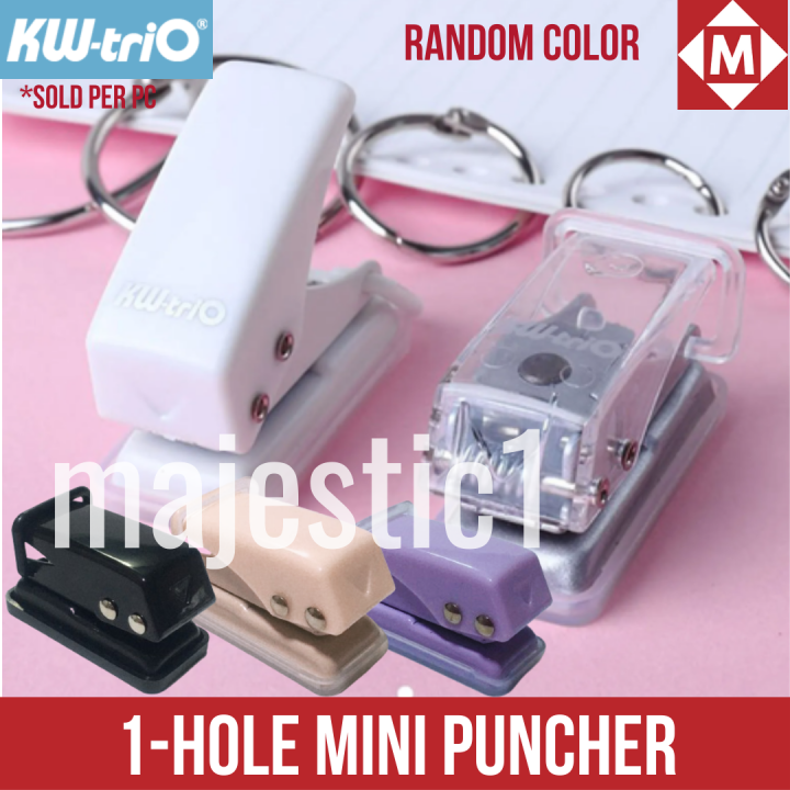 KW-TRIO 1-hole MINI PUNCHER 92A0 (SOLD PER PC) RANDOM COLOR | Lazada PH