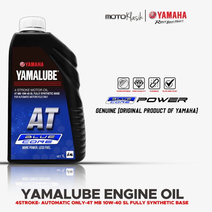 YAMAHA GENUINE YAMALUBE BLUE CORE ENGINE OIL 4STROKE, 4T MB, 40T-MB ...