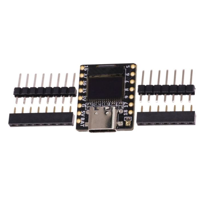 Esp32 S3 Development Board With 0 42 Inch Oled Lcd Risc V Wifi