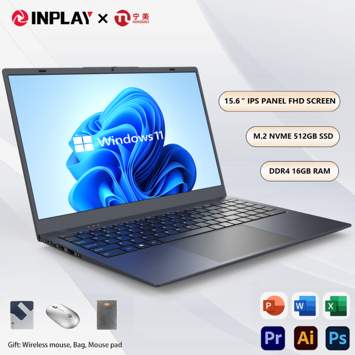 NingMei 15.6" Laptop Intel 11th Gen N5095/DDR4 16GB/M.2 512GB SSD ...