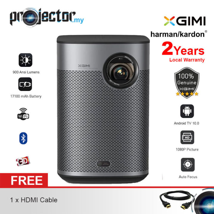 XGIMI Halo+ Plus Full HD 1080P Portable Android Smart Home Projector ...