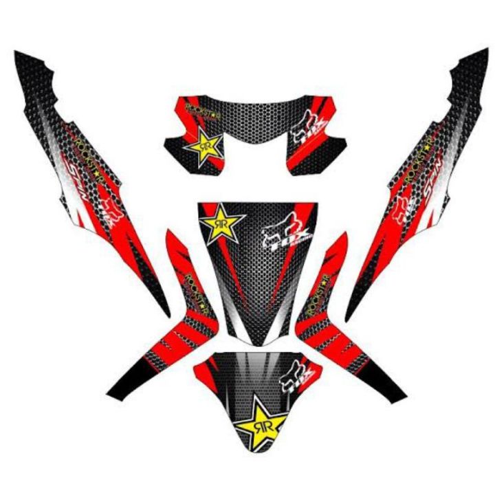 Dekal sticker motor spin bebas desain | Lazada Indonesia
