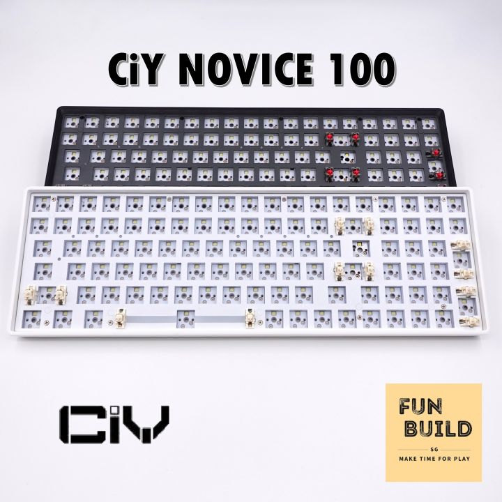 CiY NOVICE 100 Barebones Kit Mechanical Keyboard | Lazada Singapore
