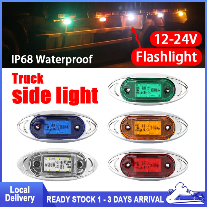 Marker Led Lamp 6 Led 2111 12V/24V Signal Lamp Universal Car Van Truck ...