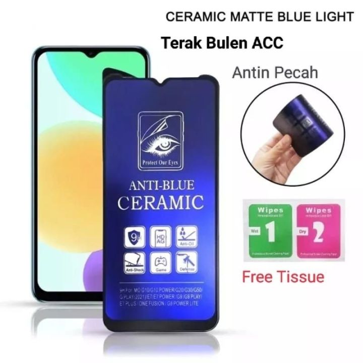 Tempered Glass XIAOMI REDMI 9A Blue Light Ceramic Matte Pelindung Layar ...